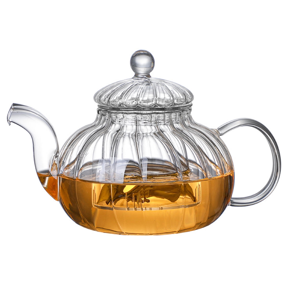 Glass Jug with Glass Kettle Glass Water Jar High Borosilicate Heat ...