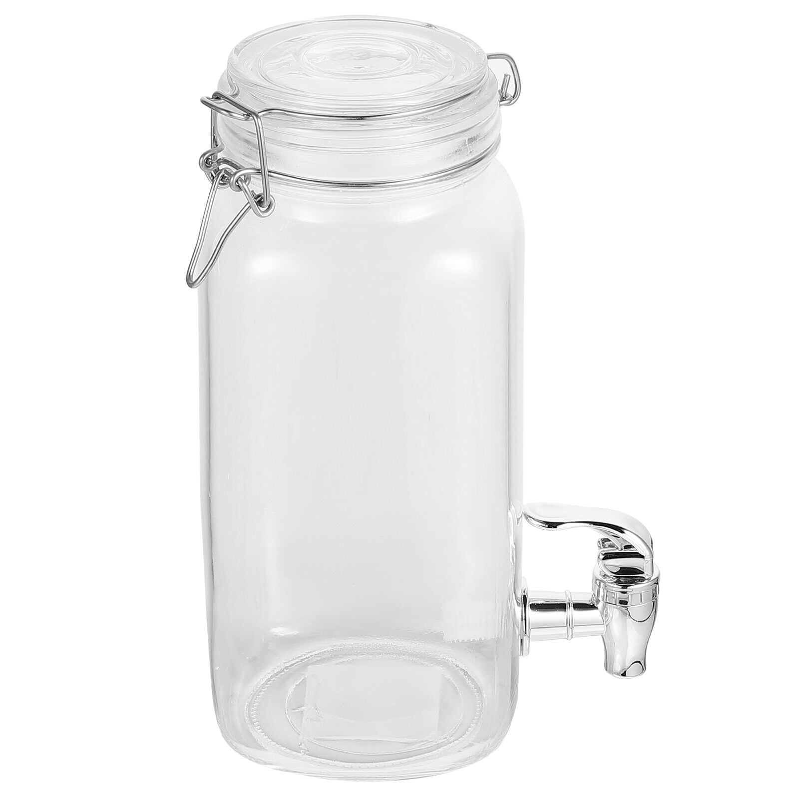MEIBUTYUP Juice Storage Glass Dispenser with Spigot for Home Users ...