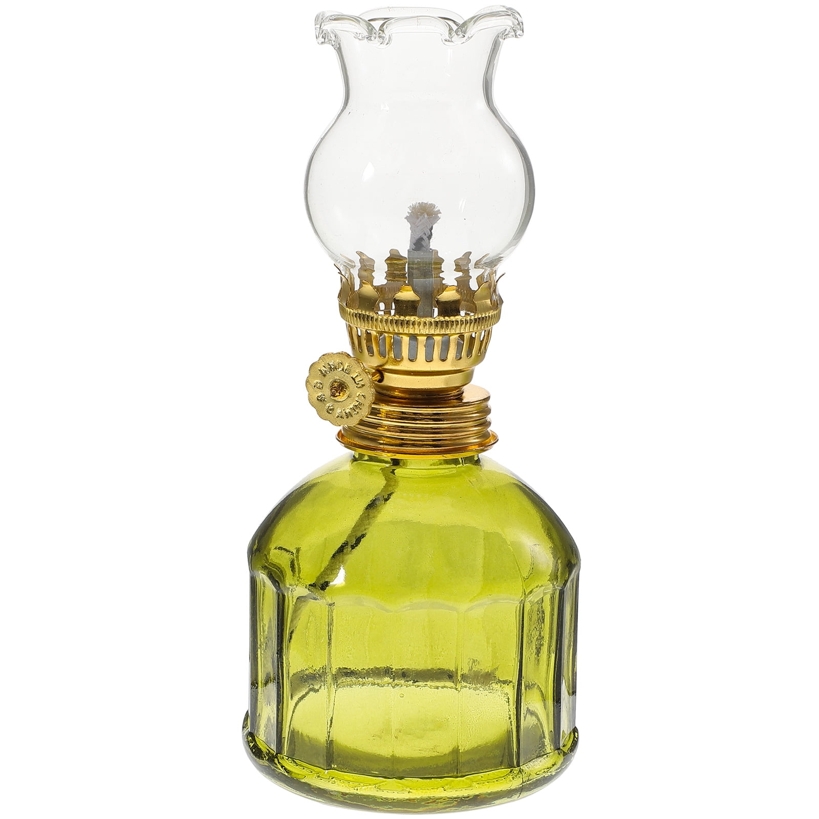 Glass Kerosene Lamp Hurricane Rustic Candlesticks Holders Small Antique ...