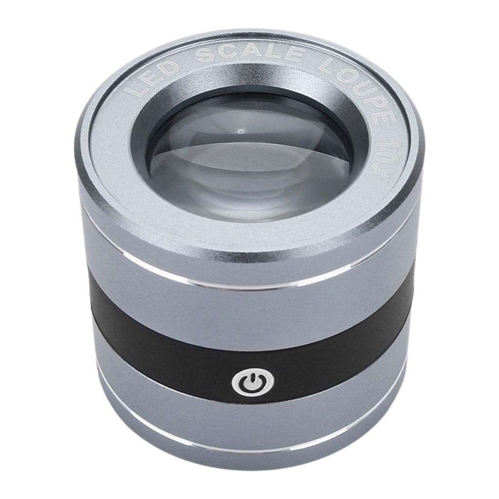 Glass LED Scale Loupe USB Charging Lens Foldable Magnifier Magnifier ...