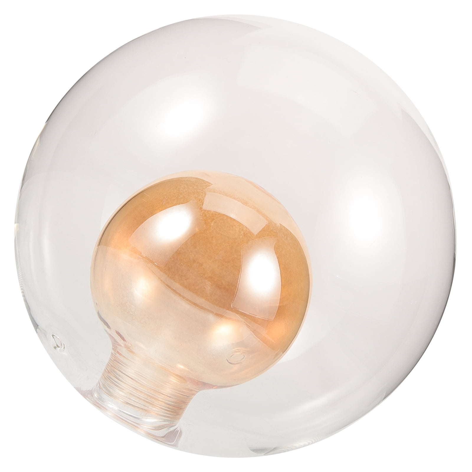 ifundom Ball in Ball Shaped Glass Lampshade for Ceiling Light Fixtures ...