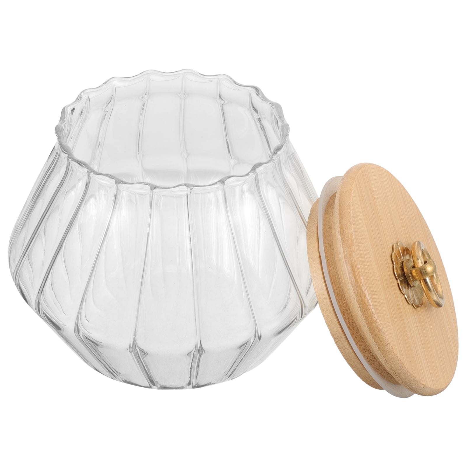 Glass Laundry Powder Canister Glass Detergent Holder Lidded Canister ...