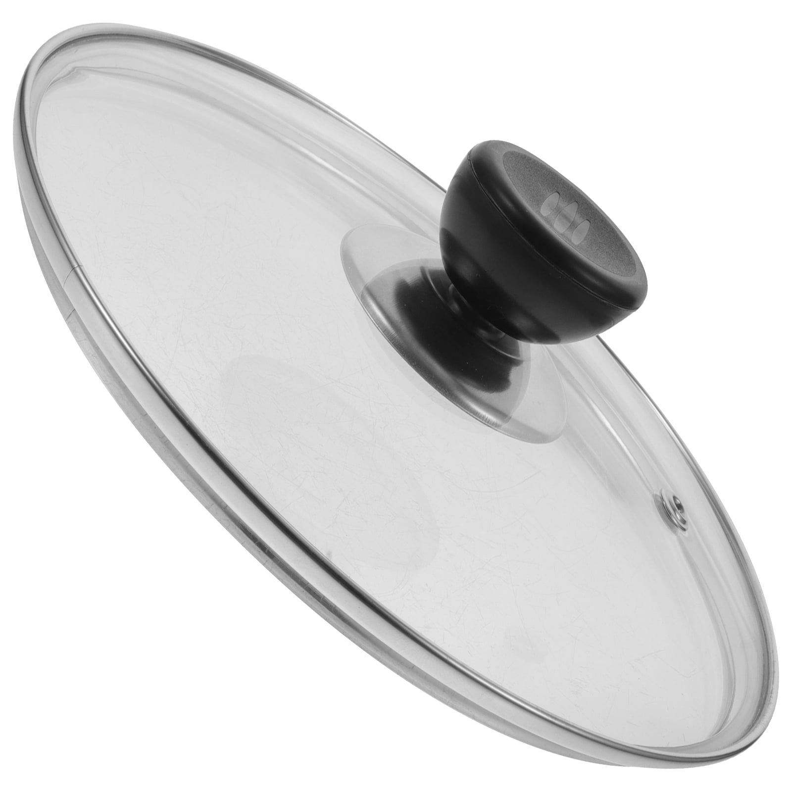 Glass Lid: Cookware Glass Replacement Lid Stainless Steel Rim Handle ...