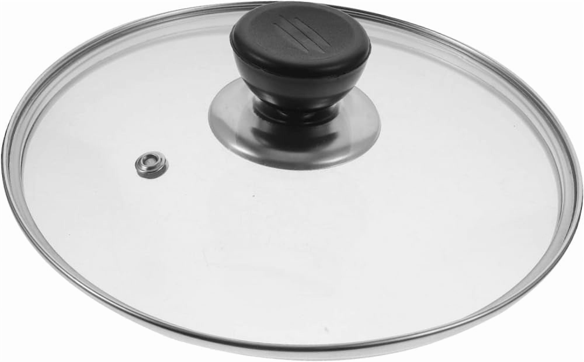 Glass Lid Universal Pot Lid Stainless Steel Saucepan Stainless Steel ...
