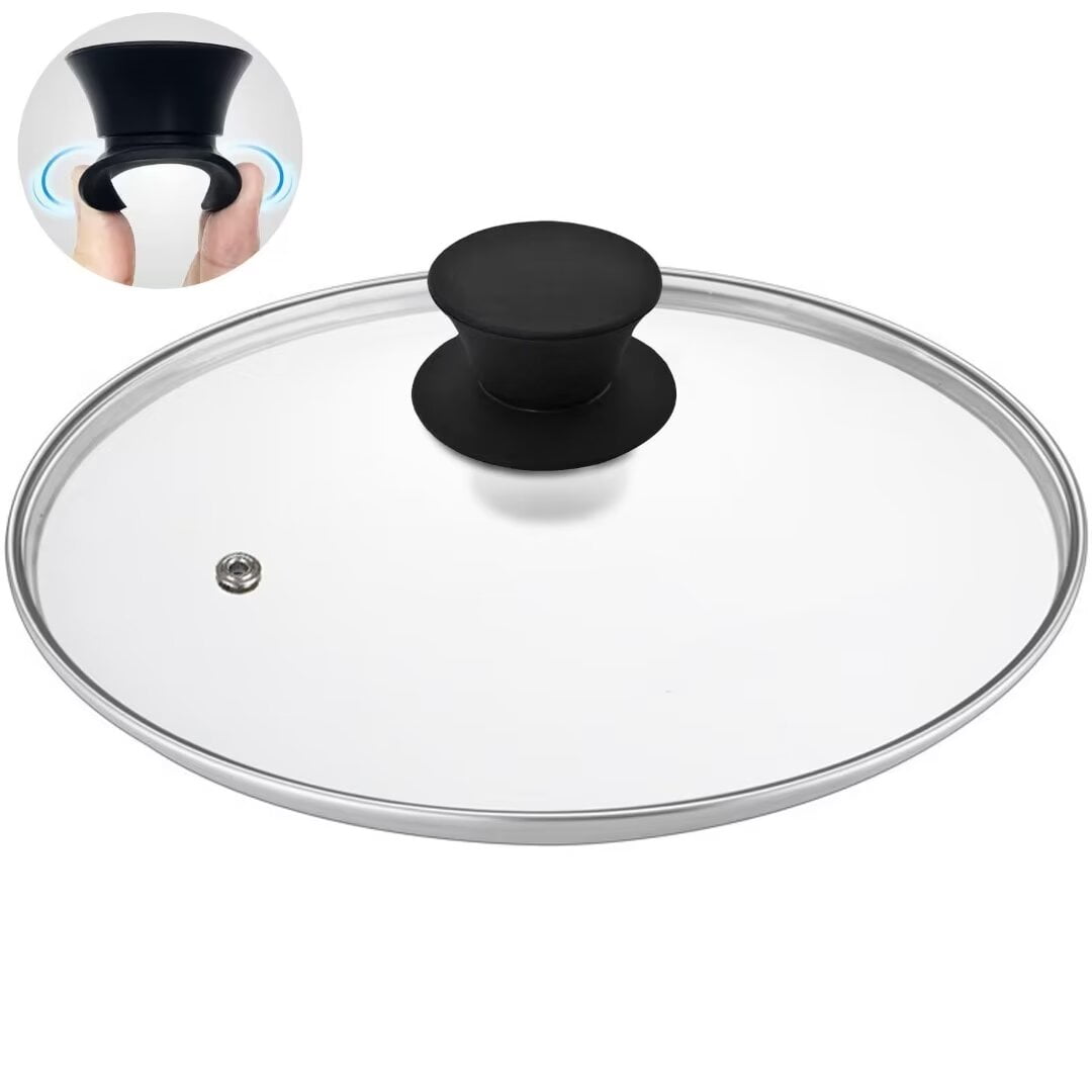Glass Lid for 11 Inch Stainless Steel Cast Iron Skillets Frying Pans ...