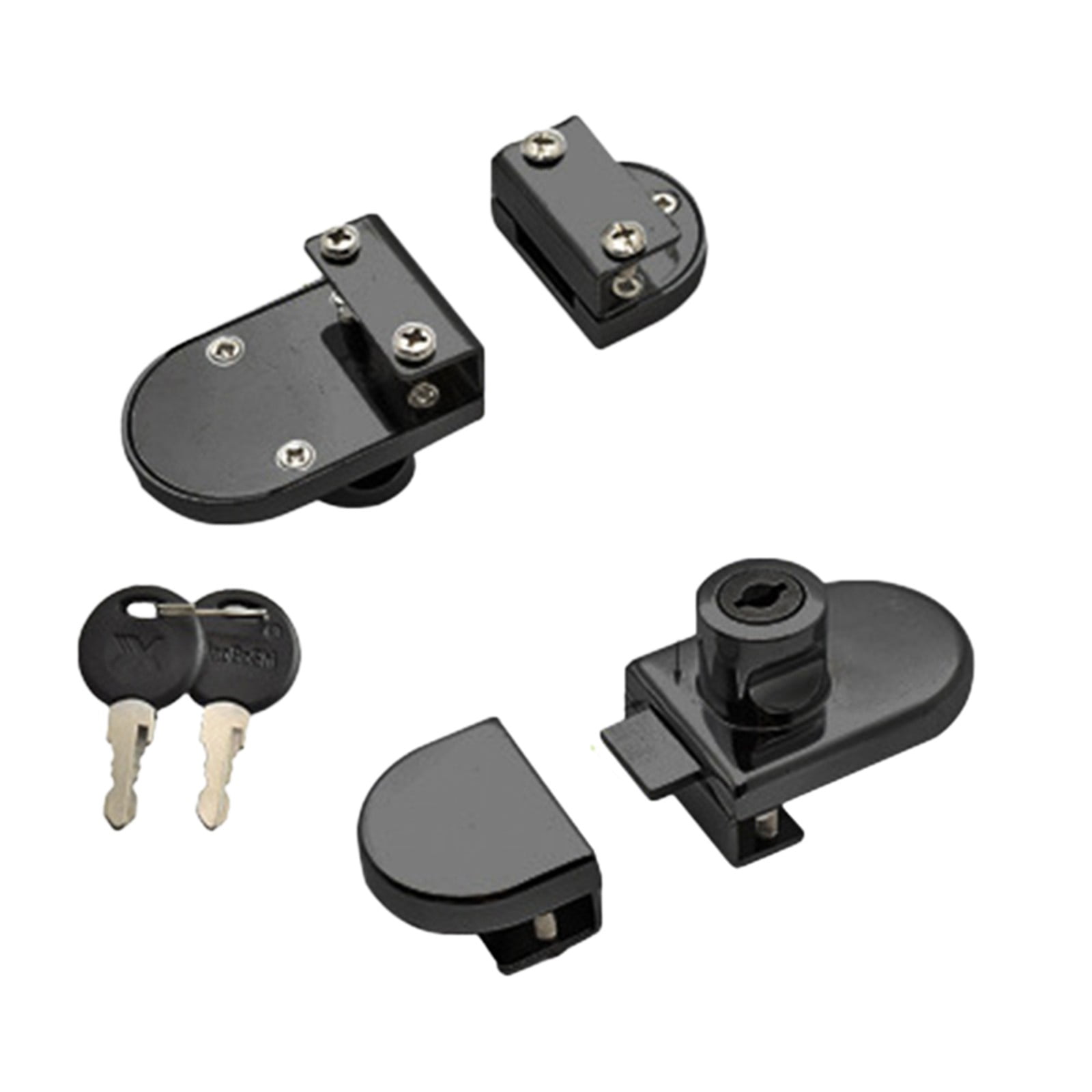Glass Lock Showcase Cabinet Door Cylinder Sliding Glass Push Door Locks ...