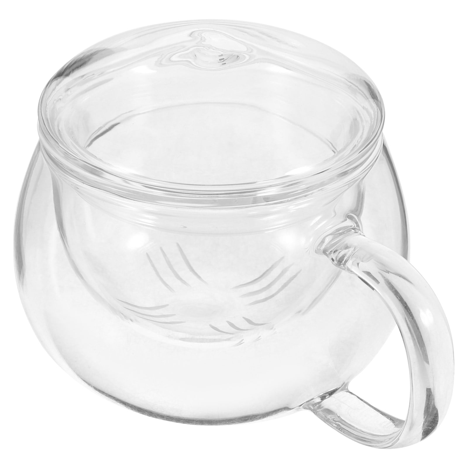 Glass Loose Leaf Tea Maker Mugs with Infuser and Lid Coffee Cup ...
