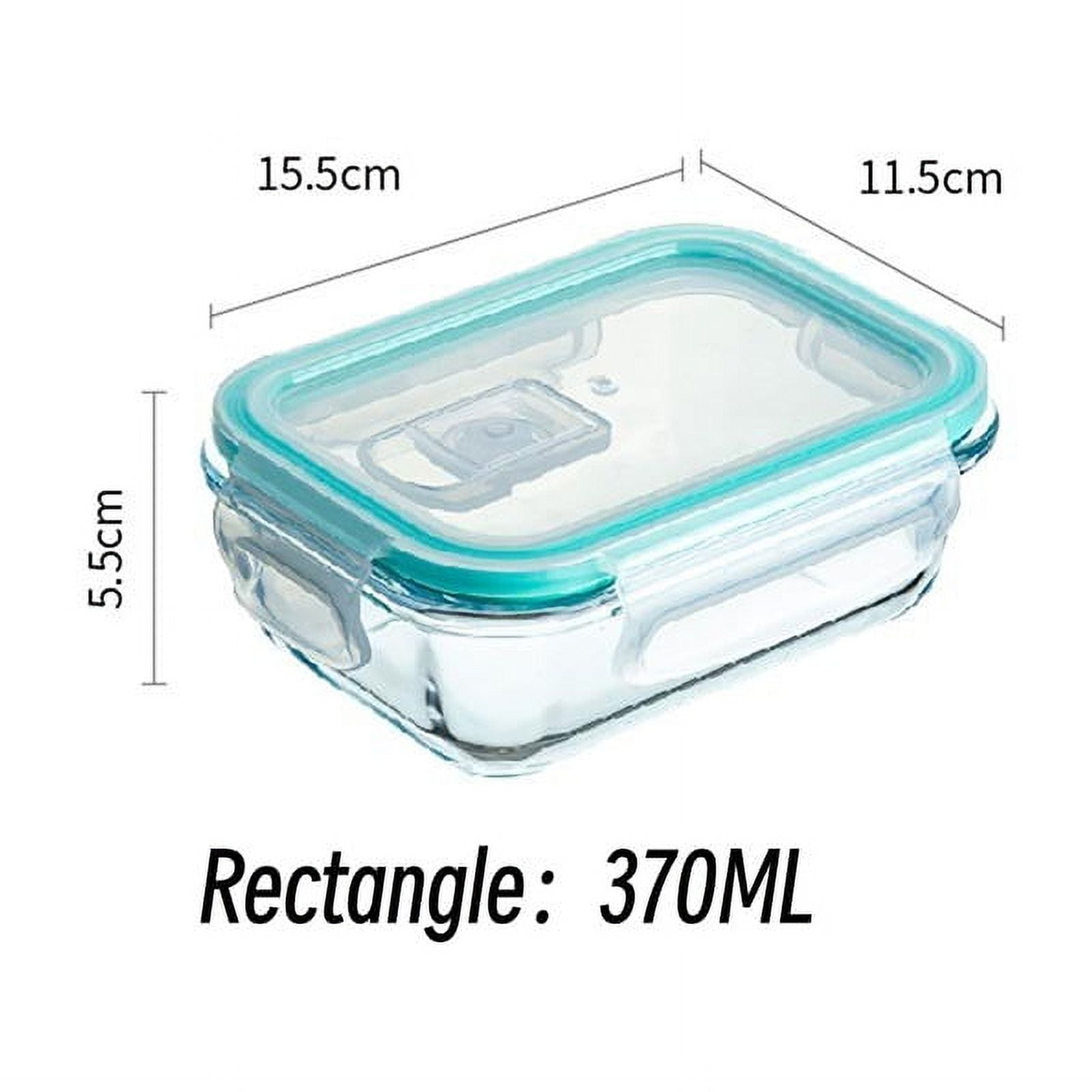 Glass Lunch Box Microwave oven heating Containers for Food Portable ...