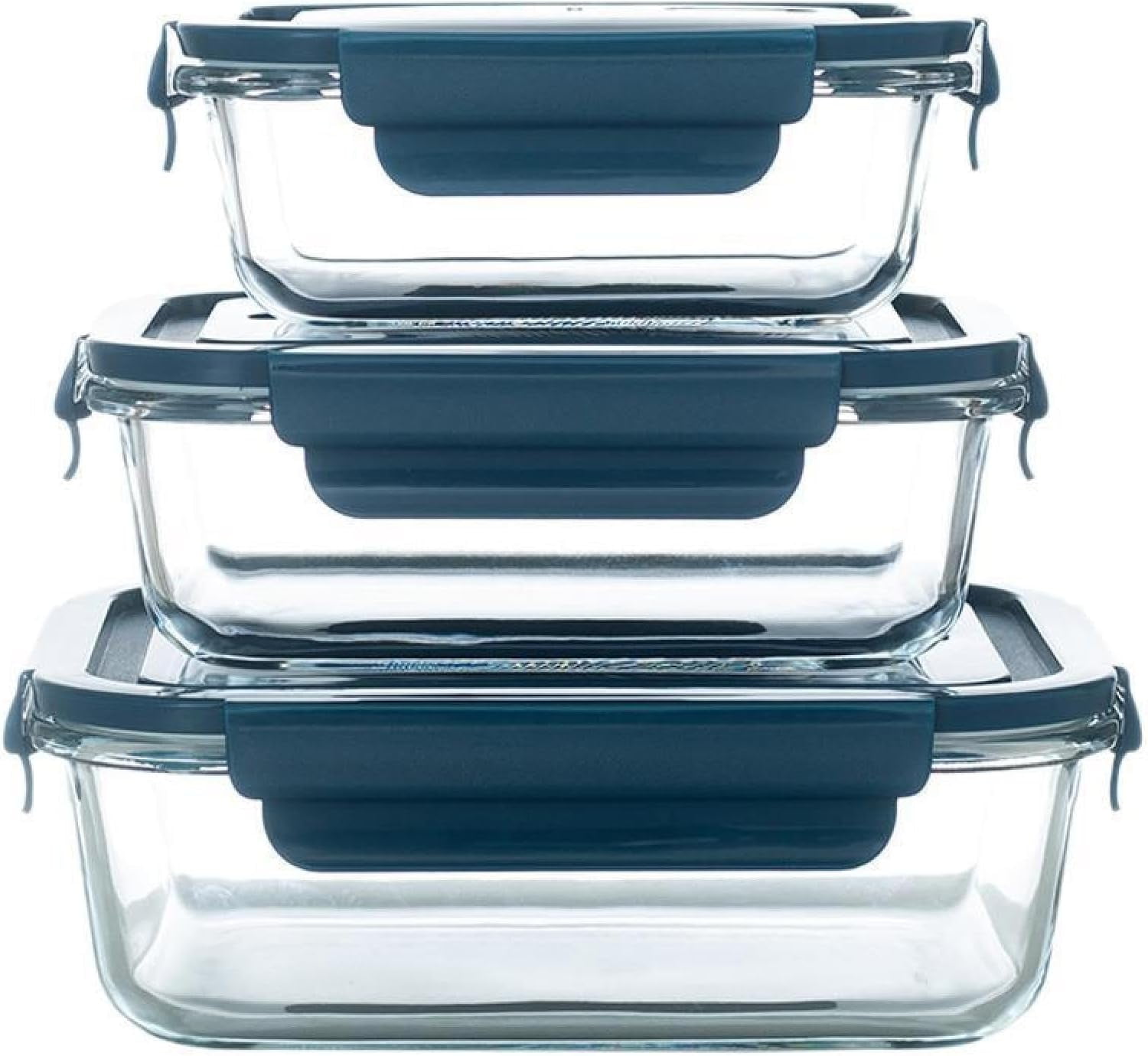 Glass Lunch Box, Sealed and Insulated, Split bento Bowl, Crisper Box ...