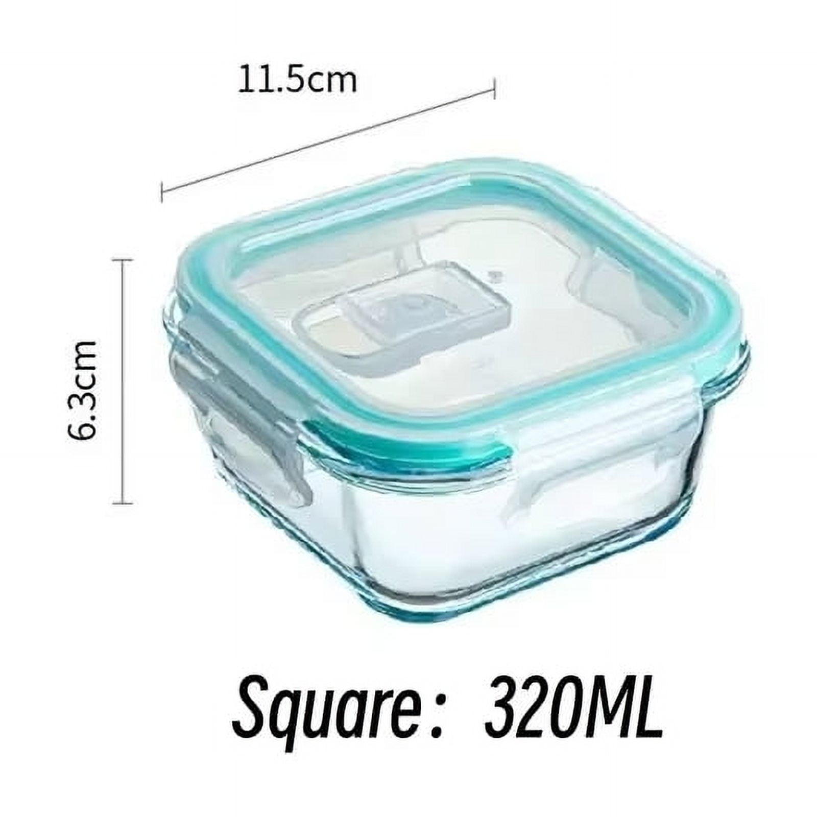Glass Meal Prep Containers Lunch Box, Food Storage Containers with ...