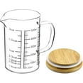 Glass Measuring Cup, 500ML (18 Oz, 2 Cup), High Borosilicate Glass ...