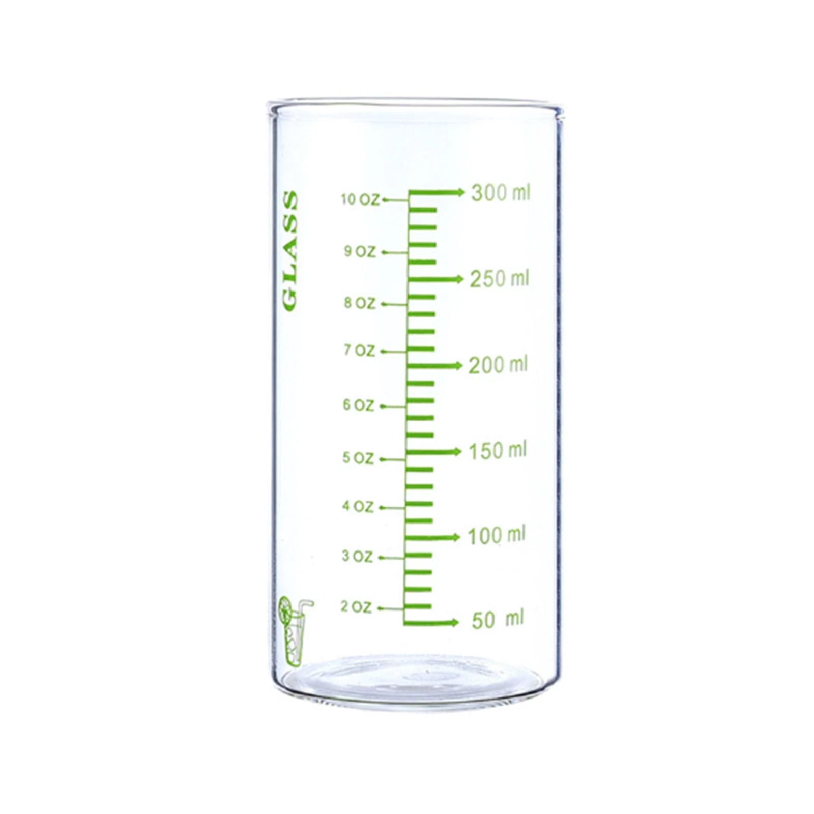 Glass Measuring Cup, Clear Cups with 300ML/10oz Measuring,High ...