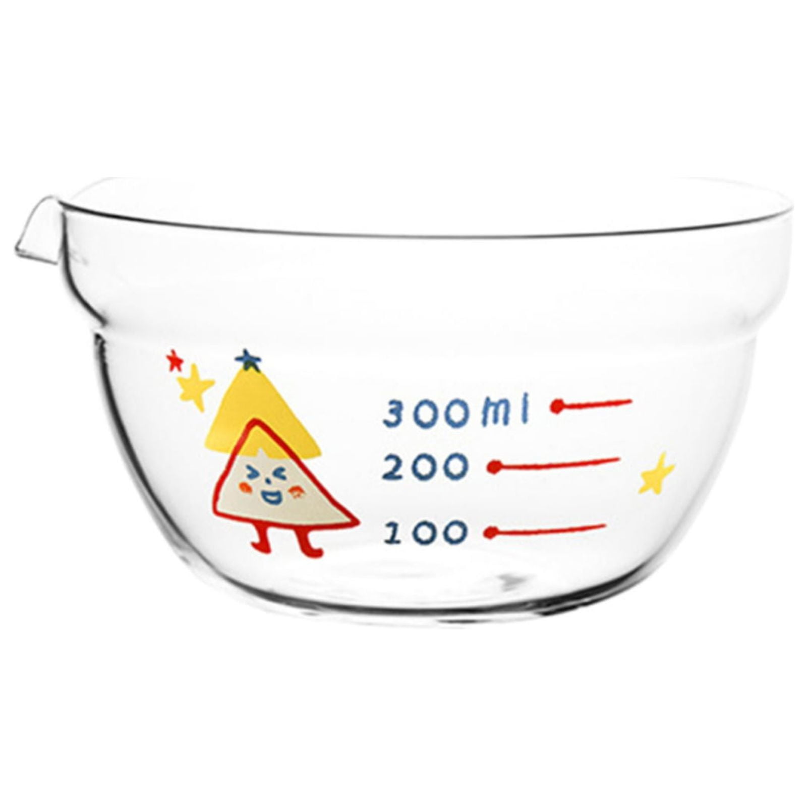 Glass Measuring Cup, Clear Heat-resistant with Angled Grip, Liquid ...