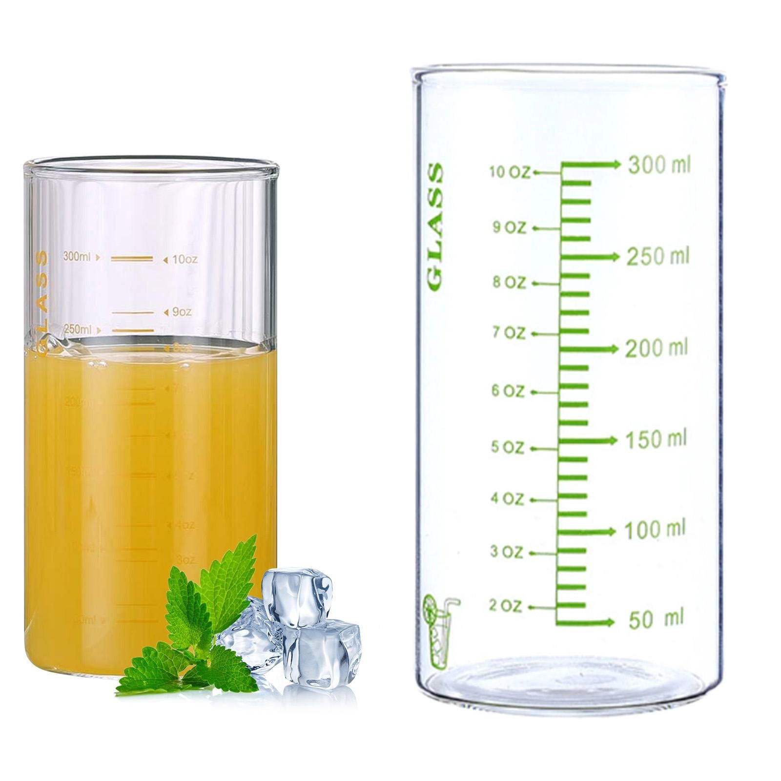 Glass Measuring Cup, High Borosilicate Glass 500ml with Easy Read ...