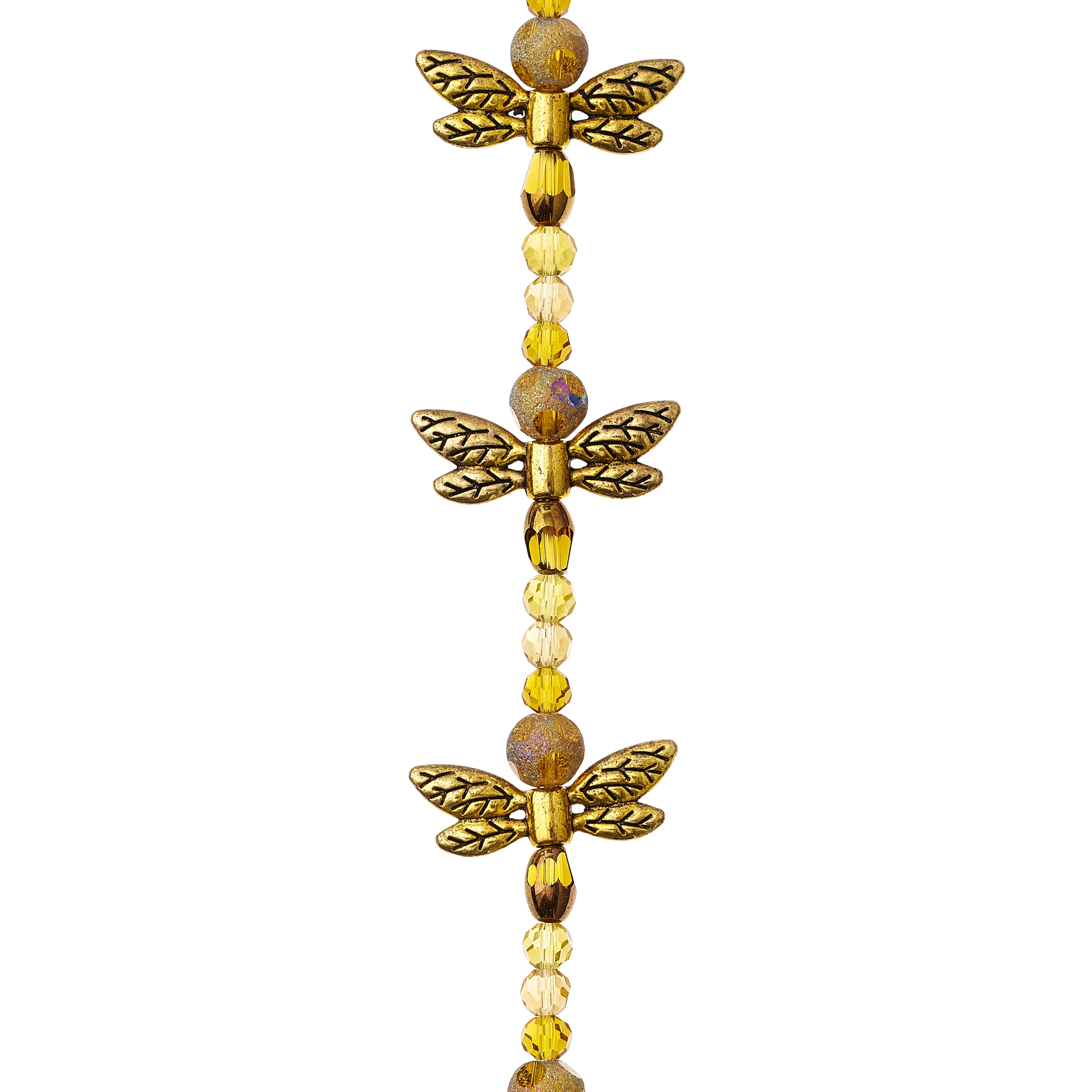 Glass & Metal Dragonfly Beads - 20mm by Bead Landing - Walmart.com