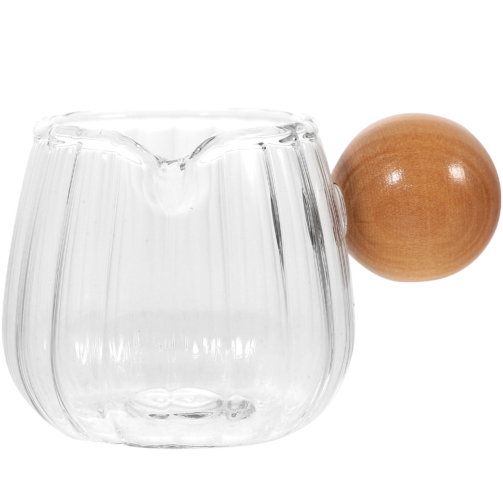 IDEANATEGRATE Small Pouring Pitchers Glass 1Pcs 2.75x1.97x1.77in ...