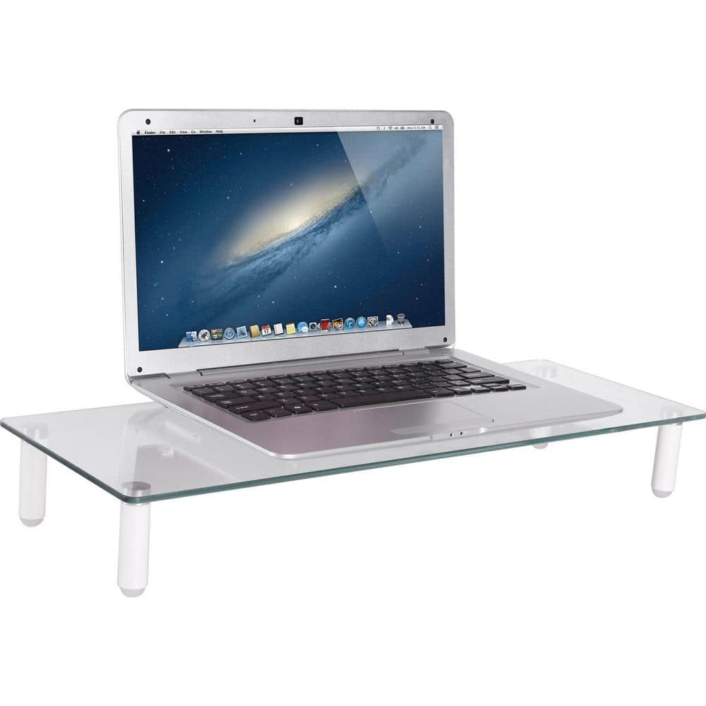 Glass Monitor TV Stand Riser Stand - Walmart.com