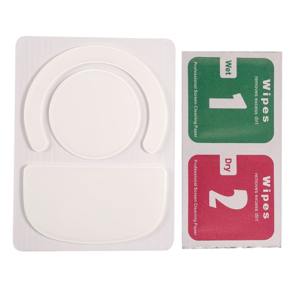 Glass Mouse Skates Stickers Mouse Feet Pad Glides Rounded Curved Edges ...