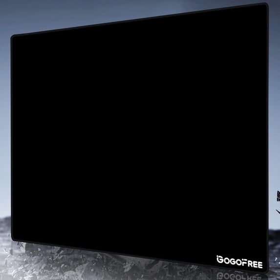 Glass Mousepad with Hard Surface for Gaming, Ultra Smooth Mouse Mat ...