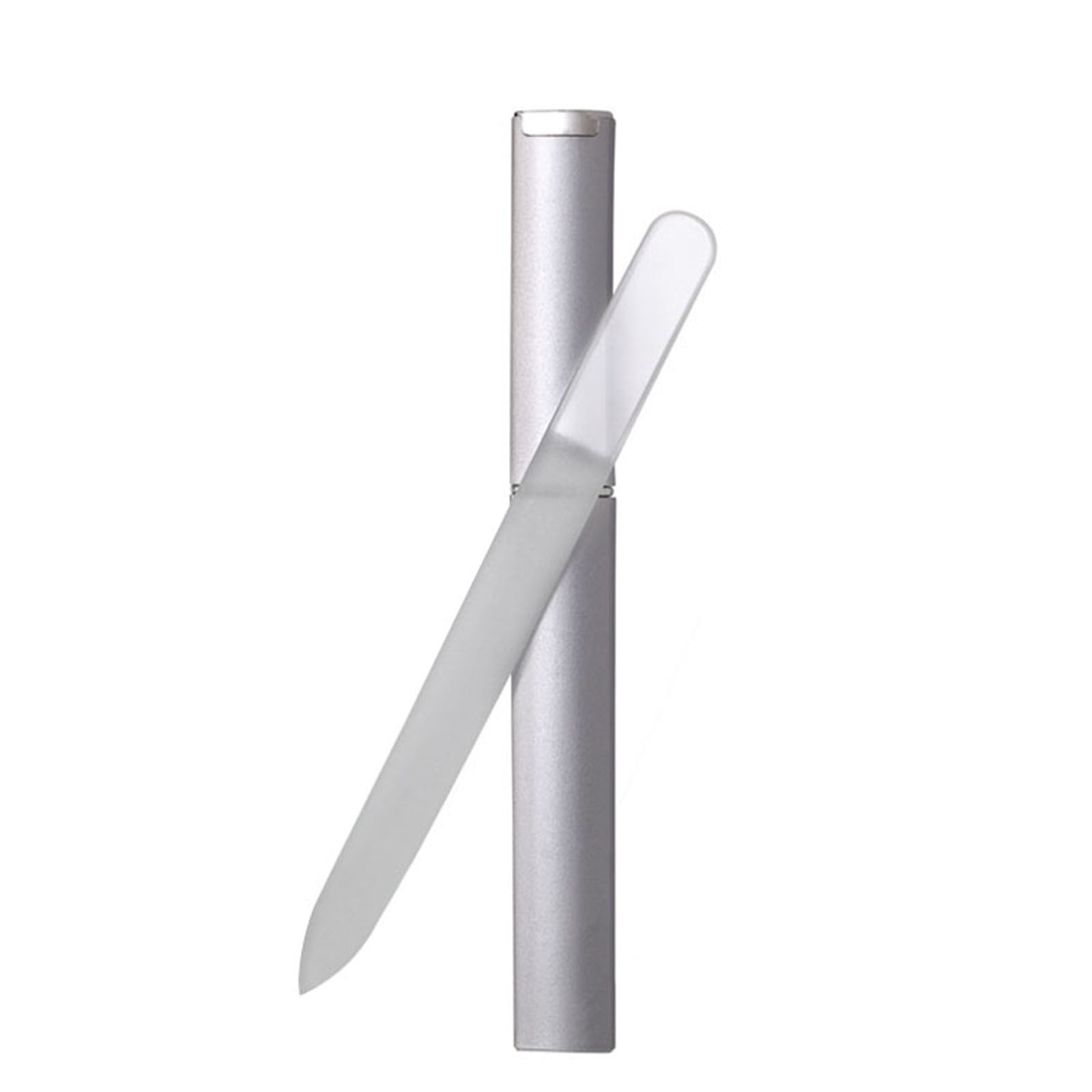 Glass Nail File Glass Nail File With Case Double Sided Etched Surface ...