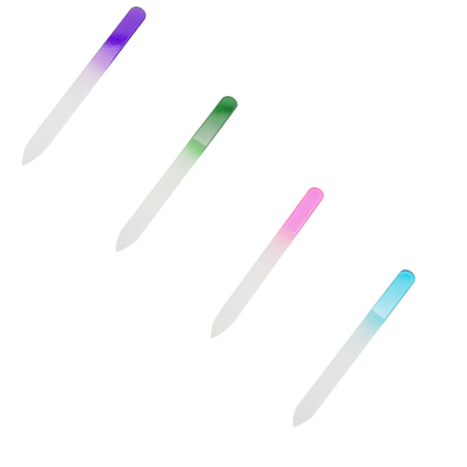 Glass Nail Files Manicure Set, Double Sided Pedicure Files - Glass Nail ...