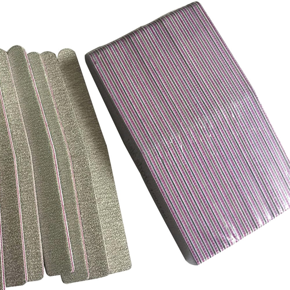 Glass Nail Files for Natural Nails Fine Grit Nail File Bits for Acrylic ...