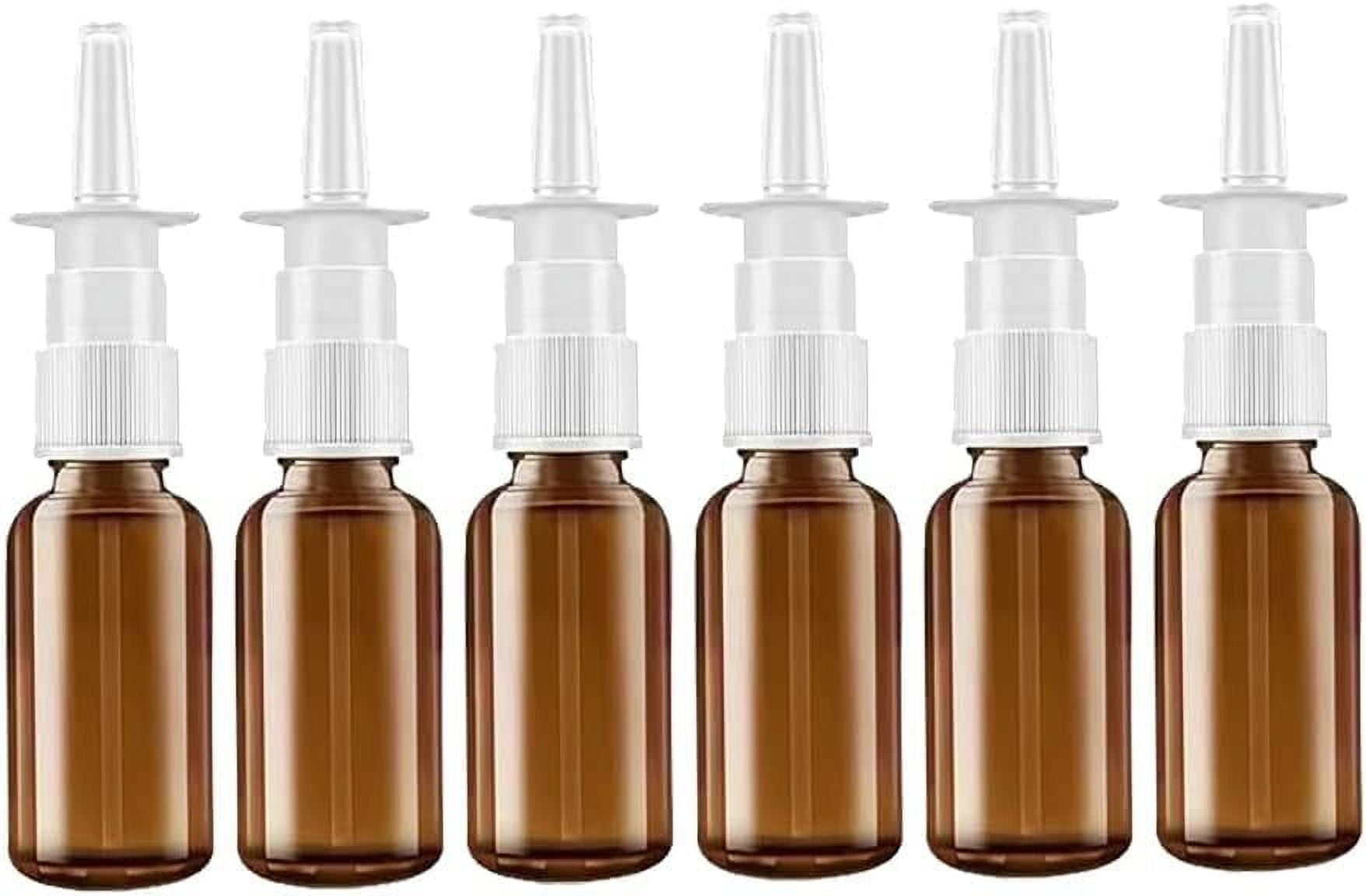 Glass Nasal Sprayer Bottles Refillable Nose Spray Atomizers 15ml ...