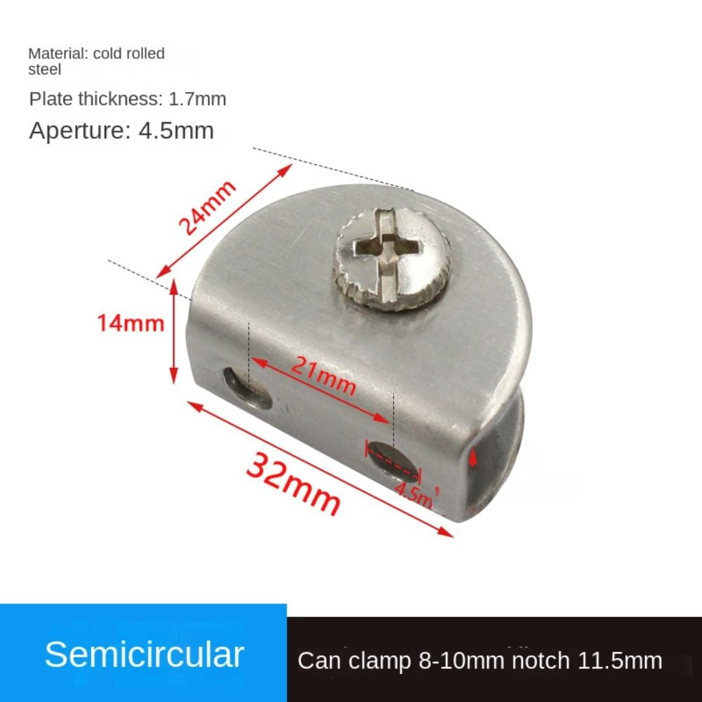 Glass New T-cross Aluminum Alloy L-type Reinforcement Fixing Clip Angle ...