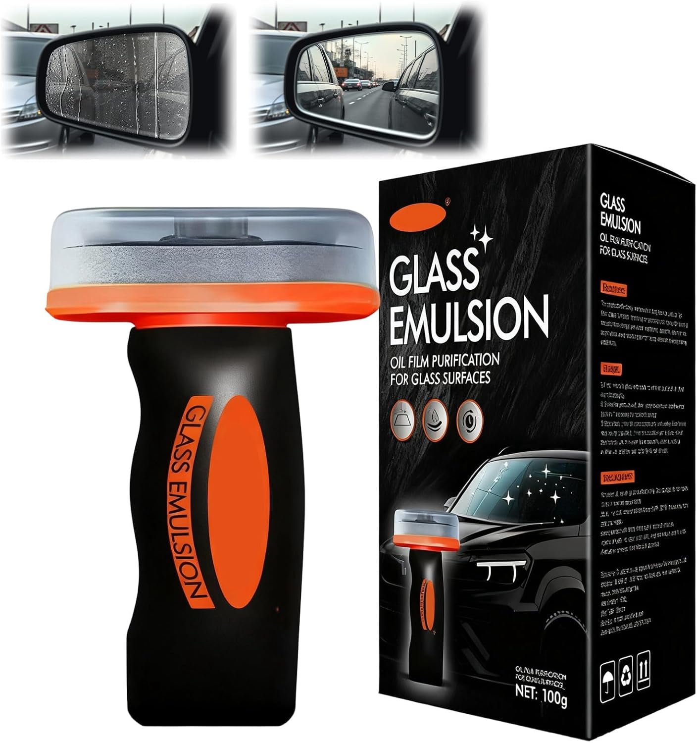 Glass Oil Film Remover for Car, Oil Film Remover for Car Windshields ...