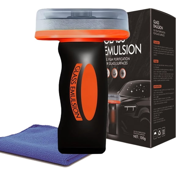 2 Pack Handheld Glass Oil-Film Remover, Roll-On Glass Compound with ...