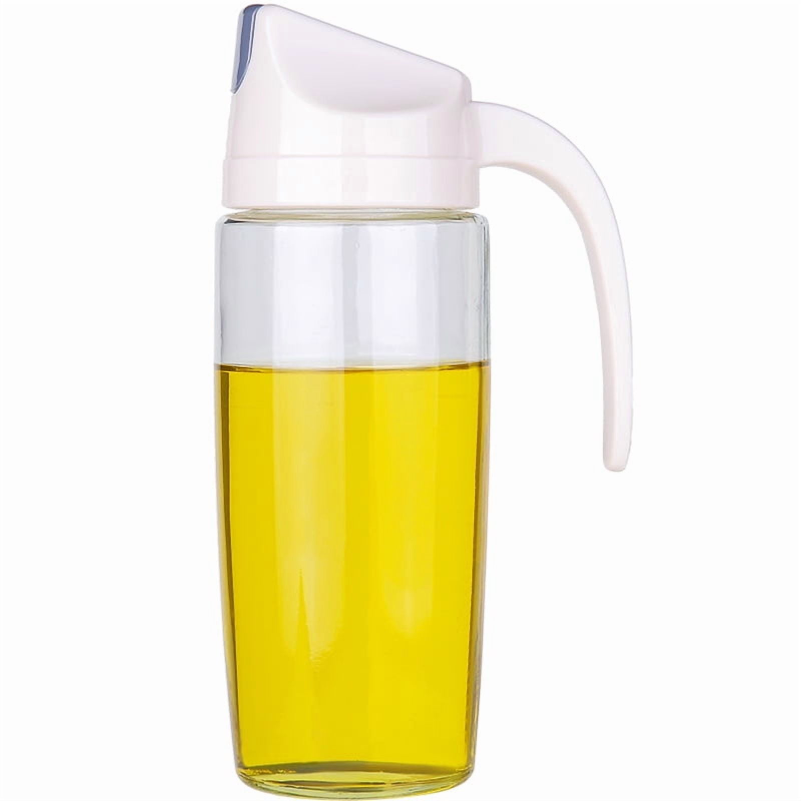 Glass Oil Pot Household Leak Proof Oil Bottle Kitchen Automatic Opening ...