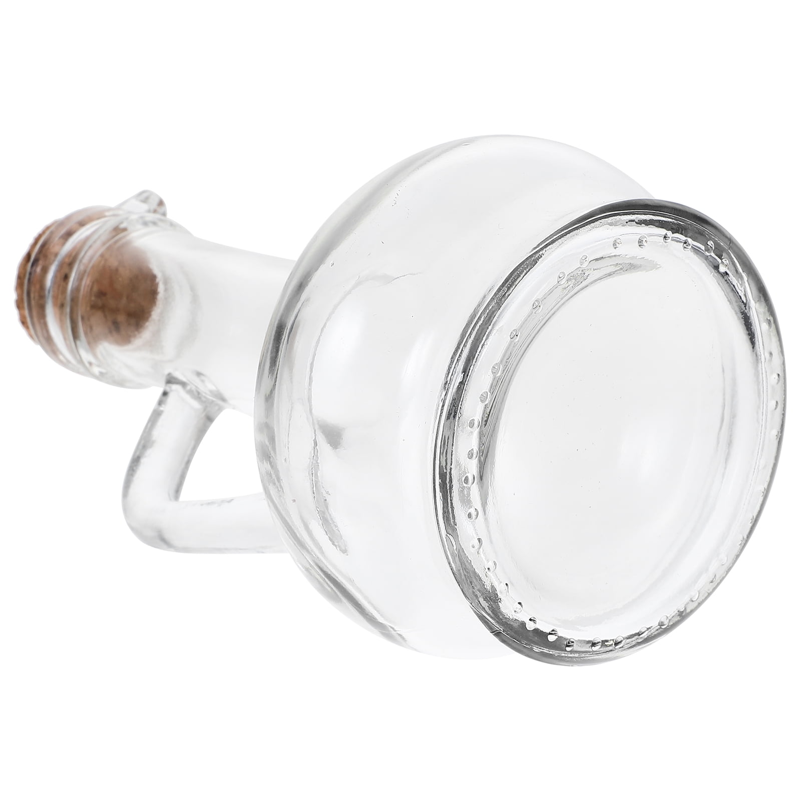 Glass Oil Pot Liquid Condiment Organizer Coconut Milk Container ...