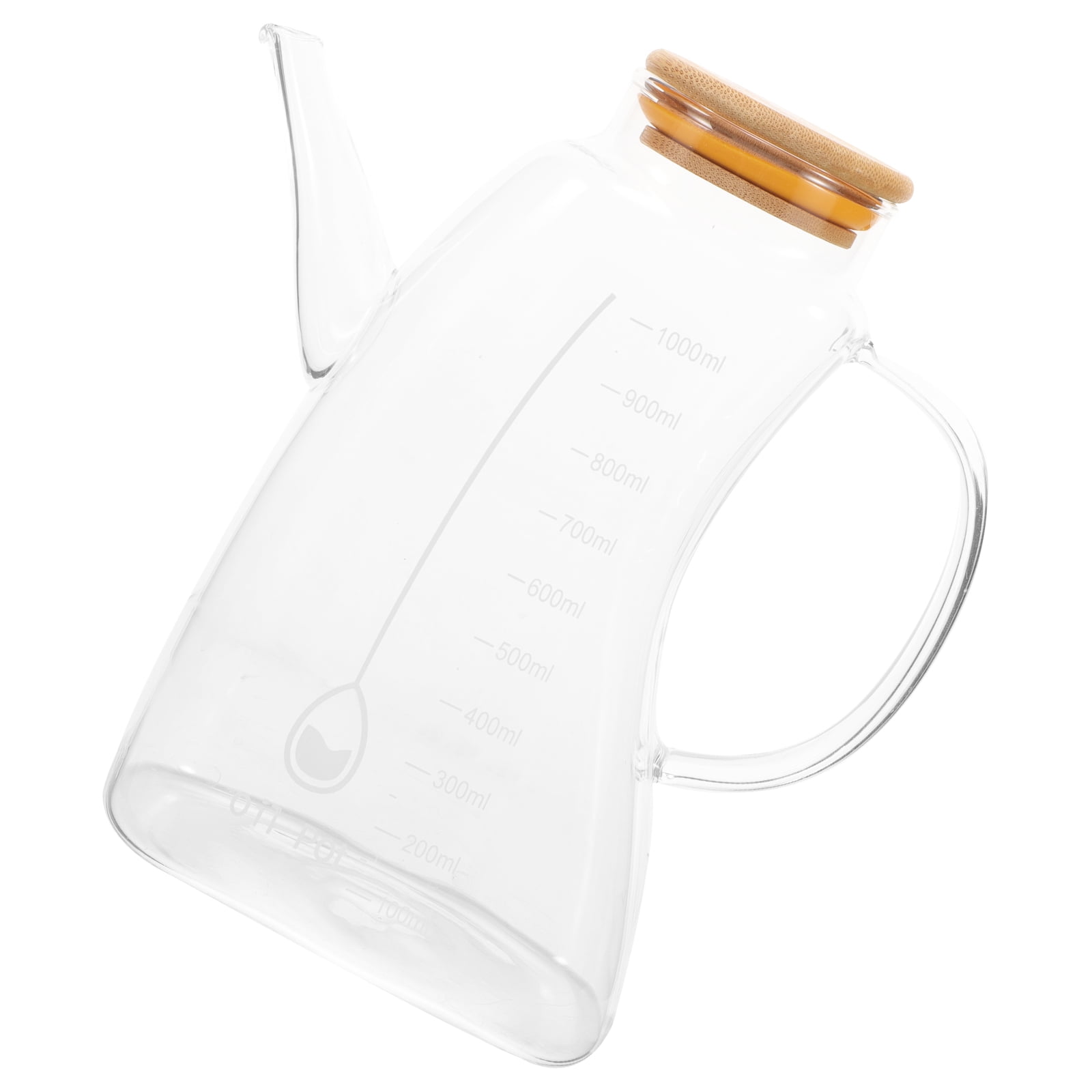 Leakproof Glass Oil Bottle Household Kitchen Large Capacity Soy Sauce ...