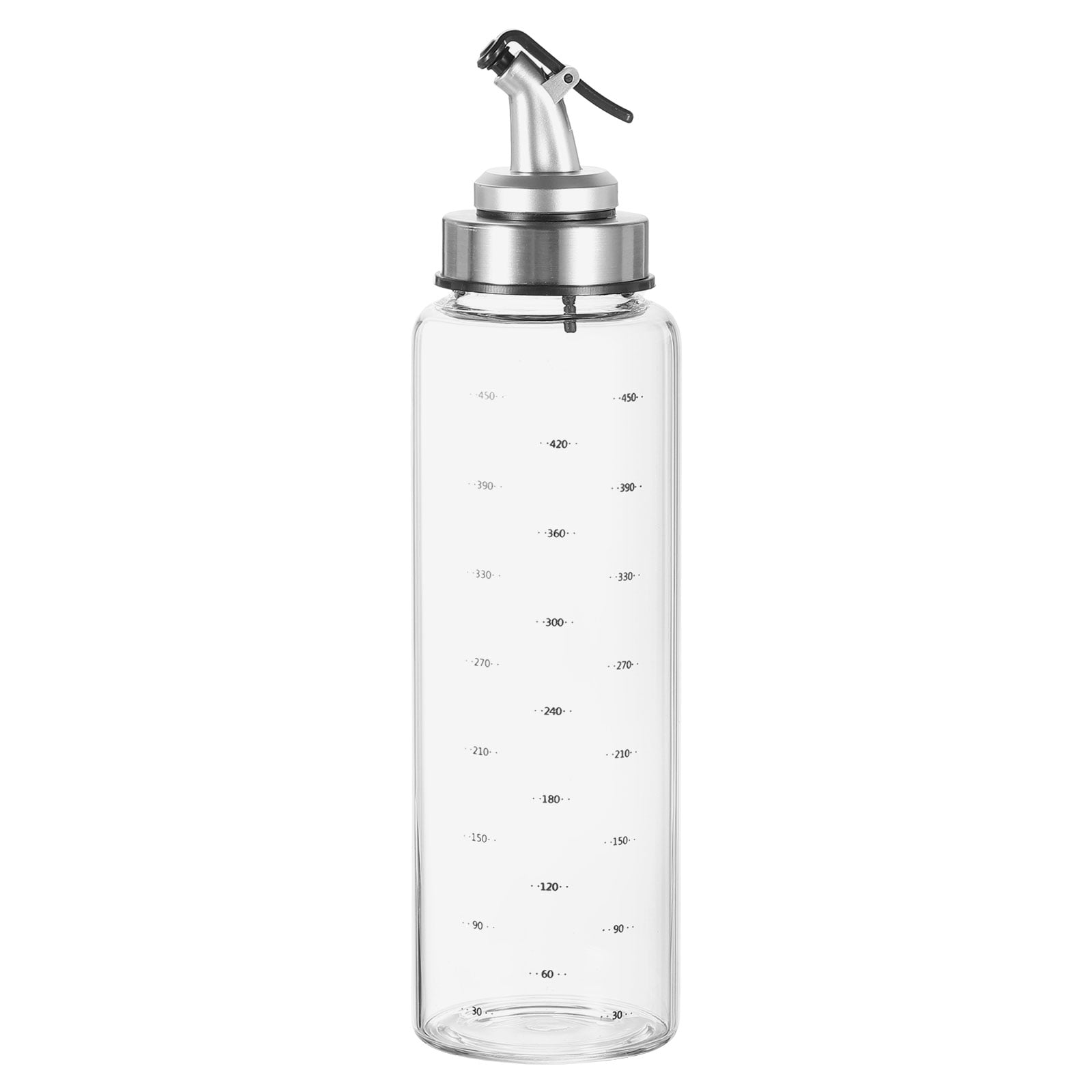 Glass Olive Oil Dispenser Bottle, 17oz/500ml Container with Stainless ...
