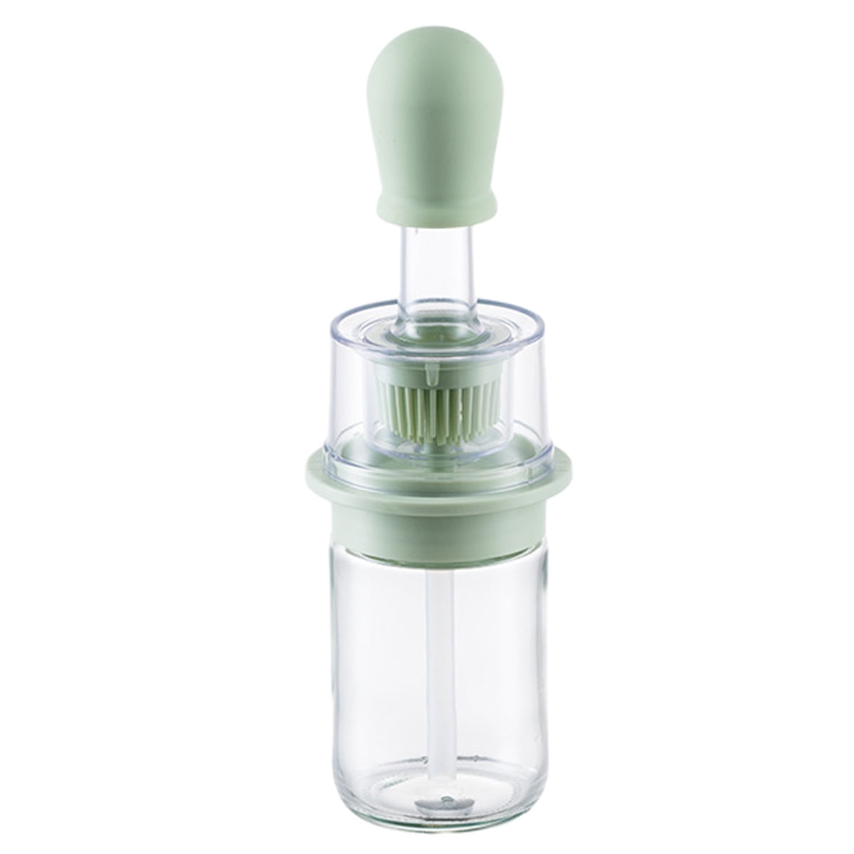 Glass Olive Oil Dispenser Bottle And Brush 2 In 1,Silicone Dropper ...