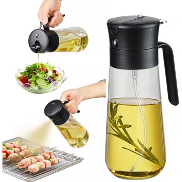 Tablecraft Kitchen Cooking Salad Olive Oil Vinegar Glass Dispenser ...