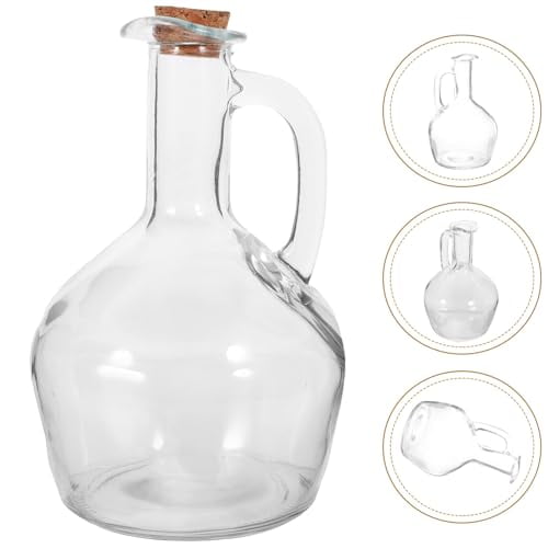 Glass Olive Oil Dispenser Bottle, Vinegar Cruet Soy Sauce Container ...
