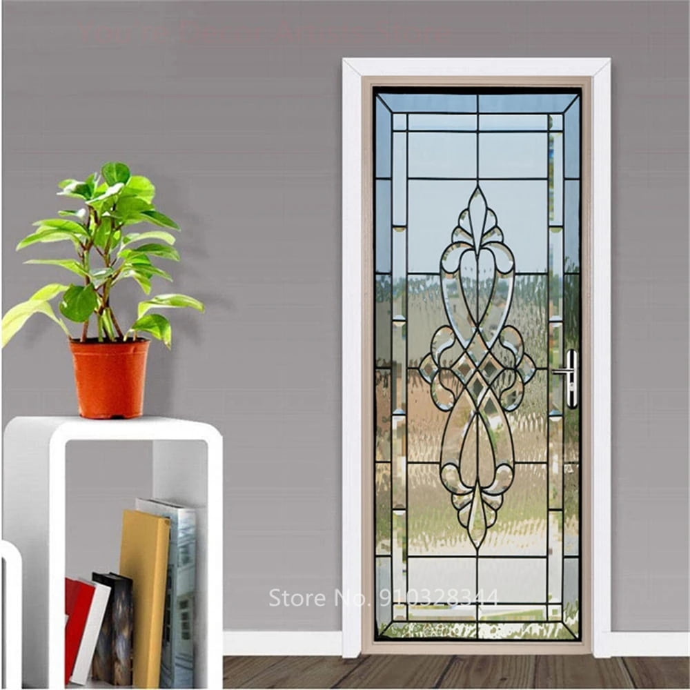 Glass Outside Landscape Door Stickers Beach Adhesive Mural ration ...