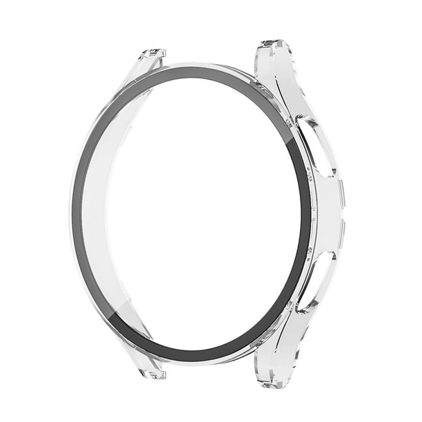 Glass+ PC Case for Samsung Galaxy Watch 4 44mm 40mm,All Around Coverage ...