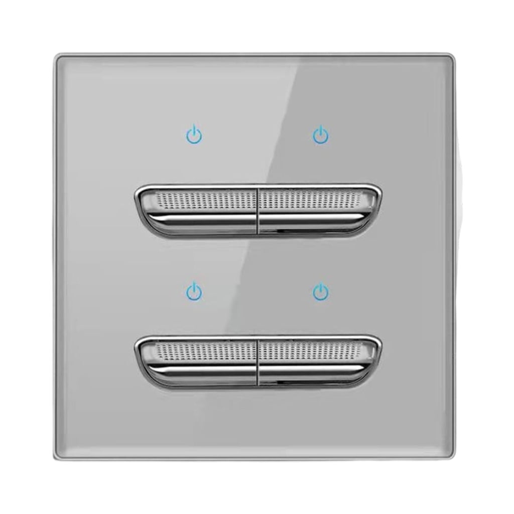 Glass & PC Wall Mounted Toggles Switches with Resets Function LED ...