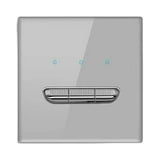 Glass & PC Wall Mounted Toggles Switches with Resets Function LED ...