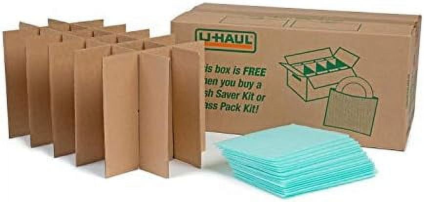 Glass Packing Kit for Glasses and Stemware – Includes 1 Box, 1 Cell ...