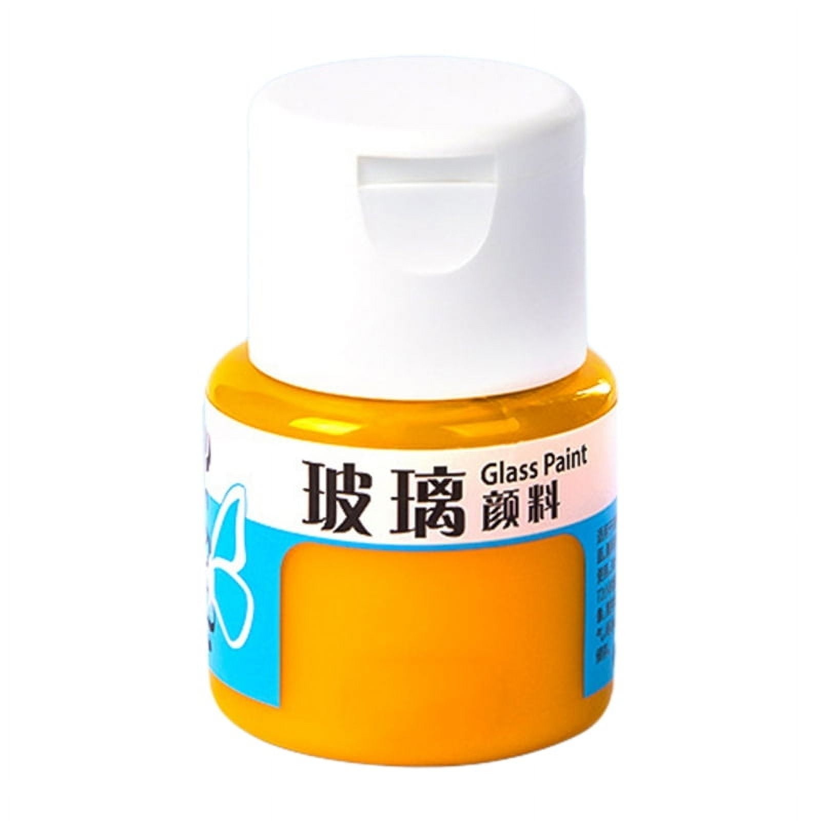 Glass Paint-Transparent-Colour Glossy and Brilliant DIY Craft Paint for ...