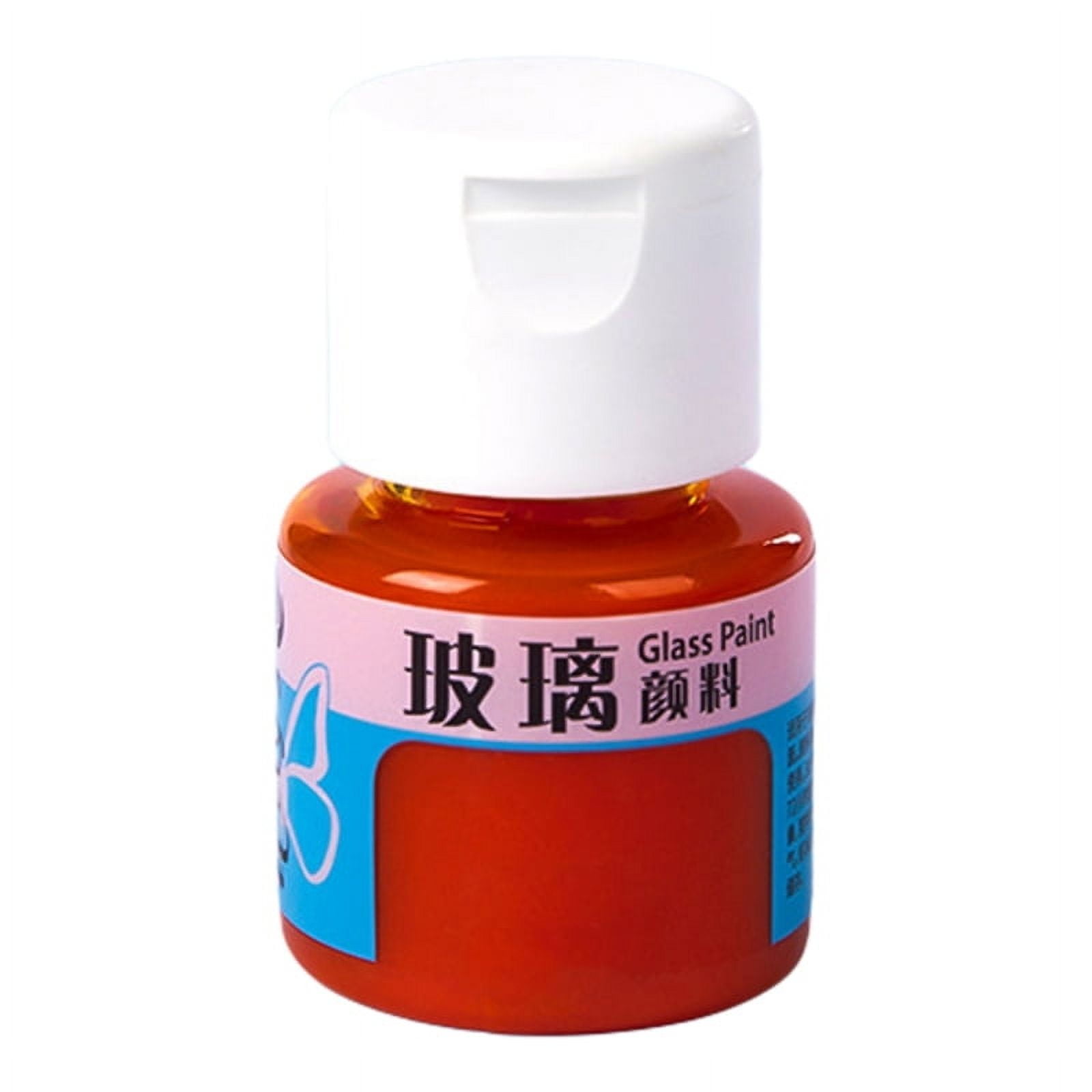 Glass Paint-Transparent-Colour Glossy and Brilliant DIY Craft Paint for ...