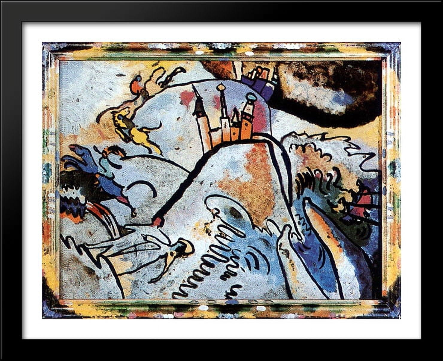 Glass Painting with the Sun (Small Pleasures) 36x28 Large Black Wood ...