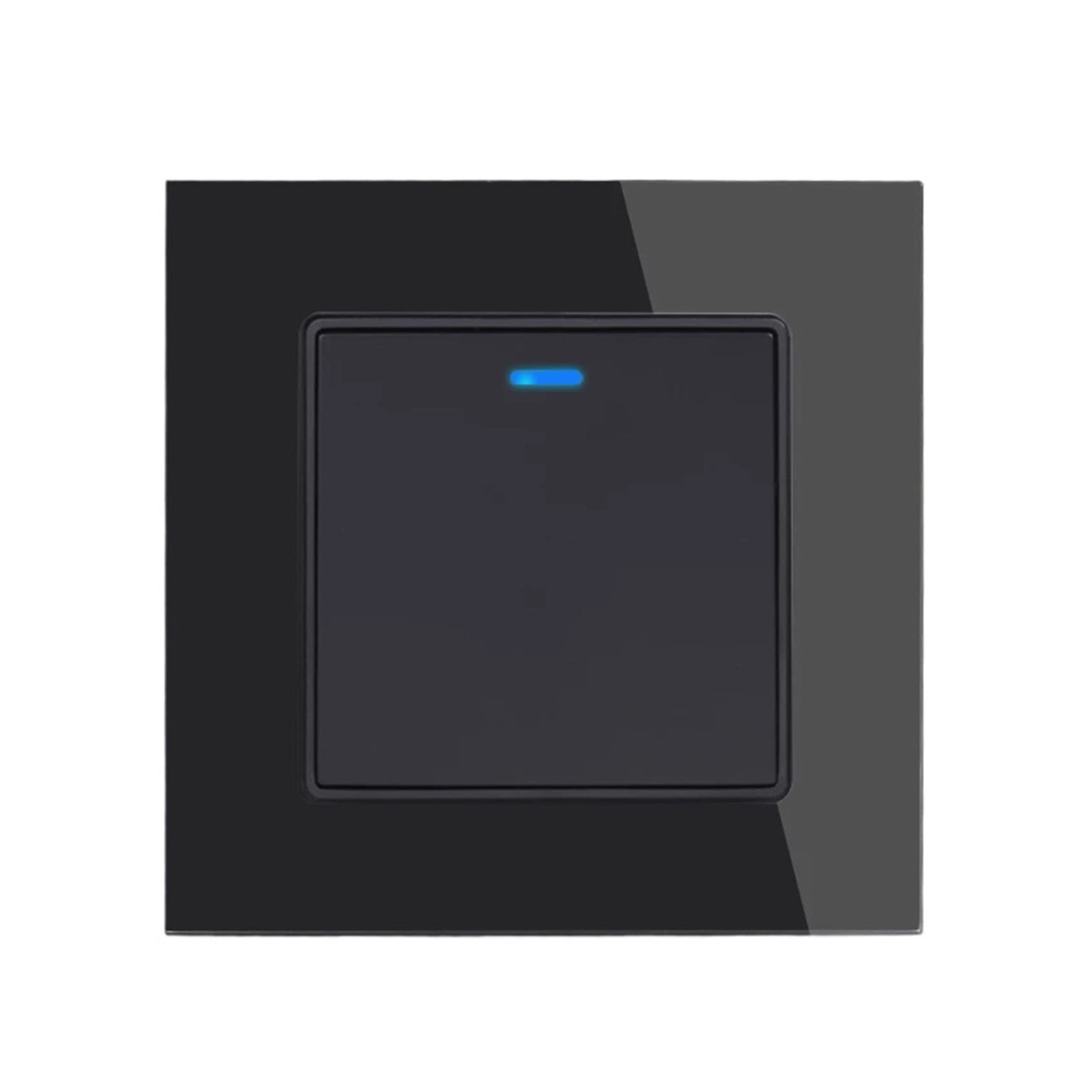 Glass Panel 1/2/3/4 Gang 1 Way Reset Pulse Switch Momentary Contact ...