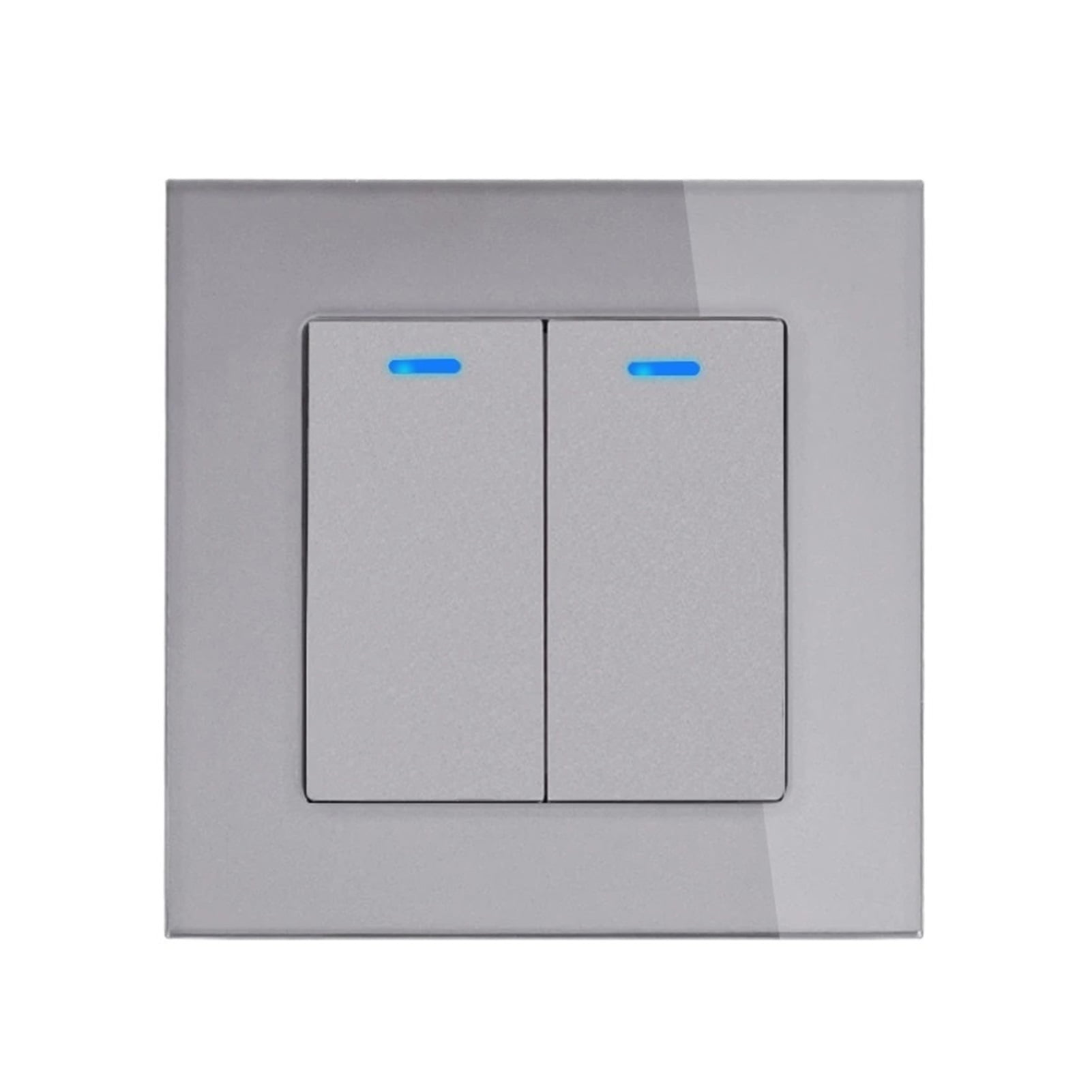 Glass Panel 1/2/3/4 Gang 1 Way Reset Pulse Switch Momentary Contact ...
