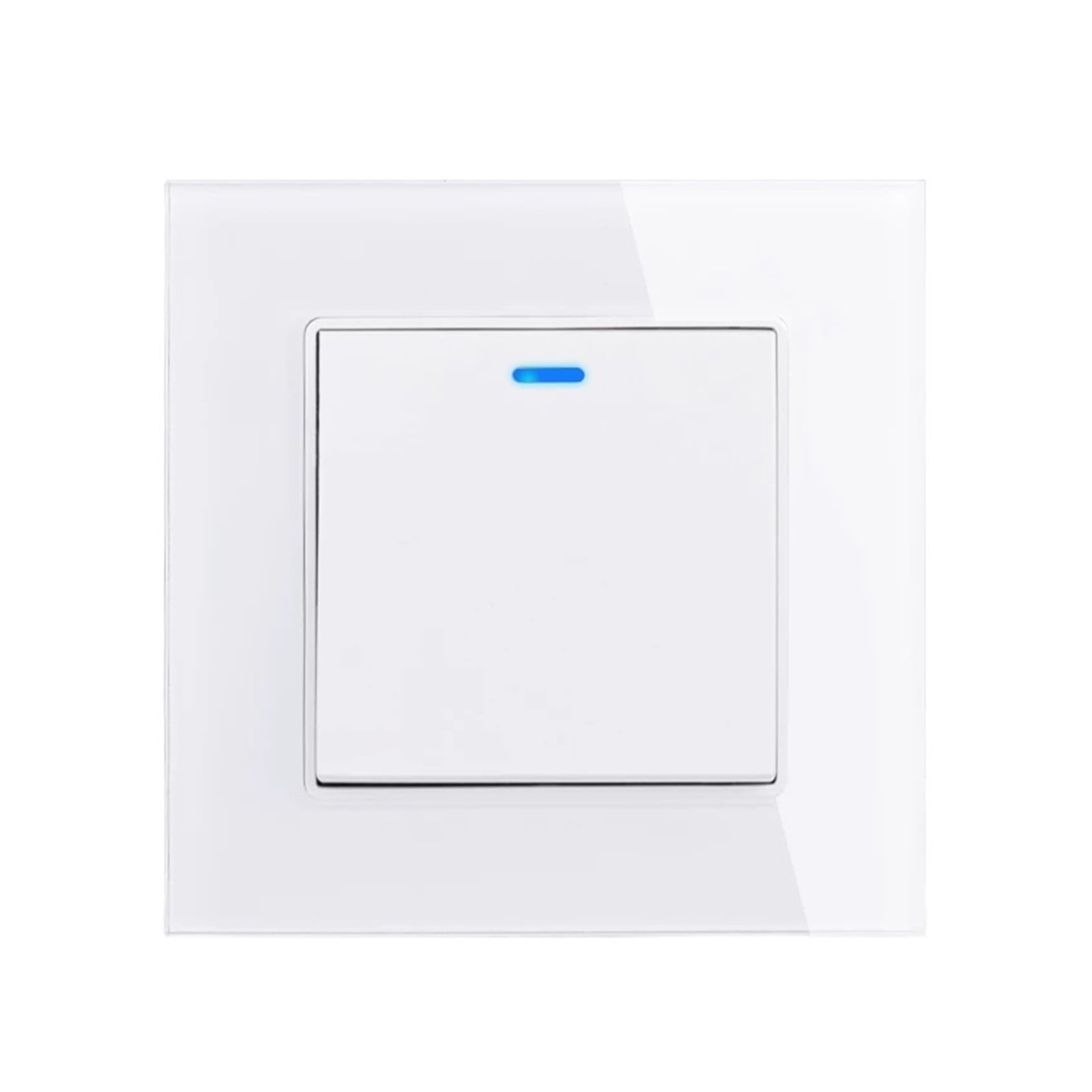 Glass Panel 1/2/3/4 Gang 1 Way Reset Pulse Switch Momentary Contact ...