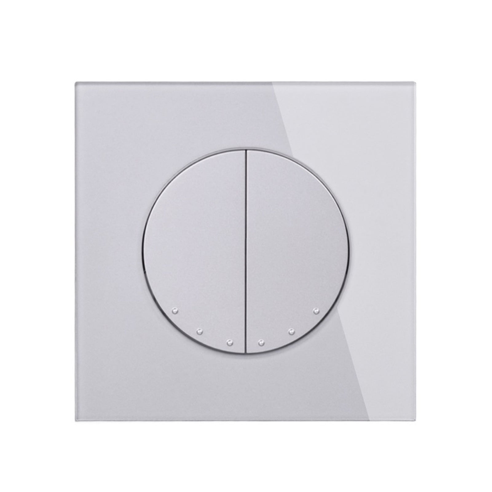 Glass Panel 2 Gang 3 Way Crossover Cross On / Off Intermediate Wall ...