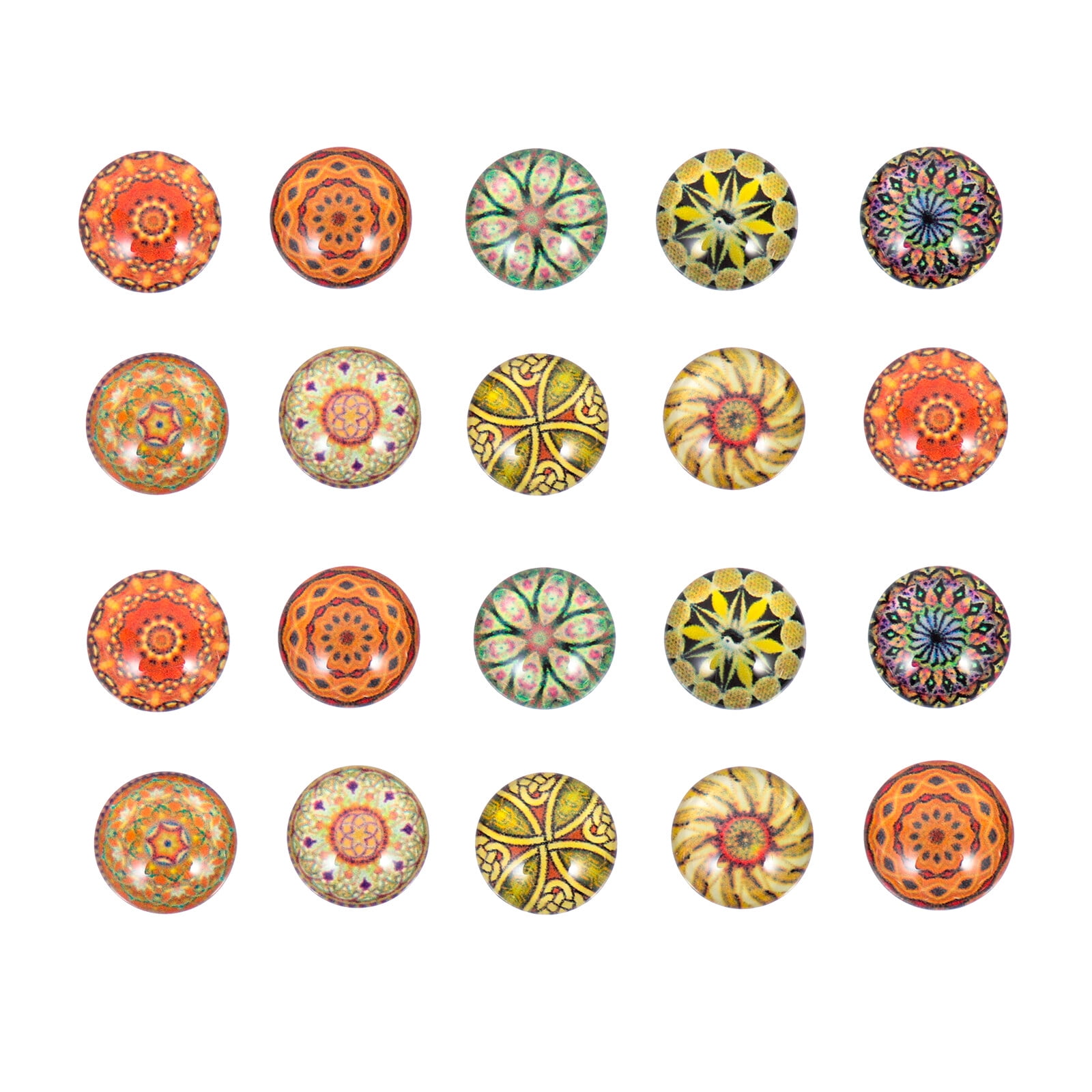 Glass Patch DIY Jewelry Making Gemstones Crafts Round Patches ...